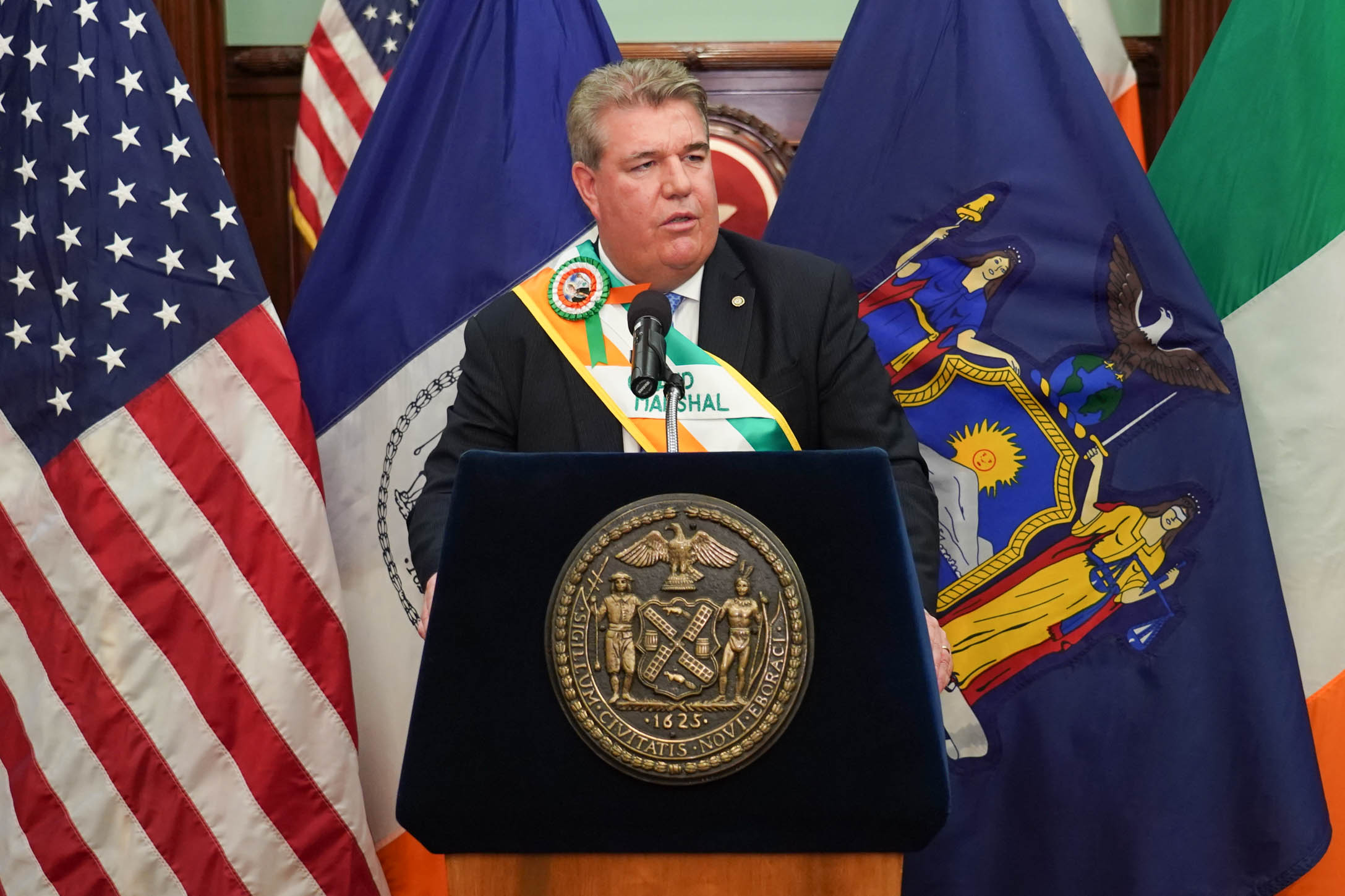 2020 Grand Marshal Announcement at City Hall | The NYC St. Patricks Day ...
